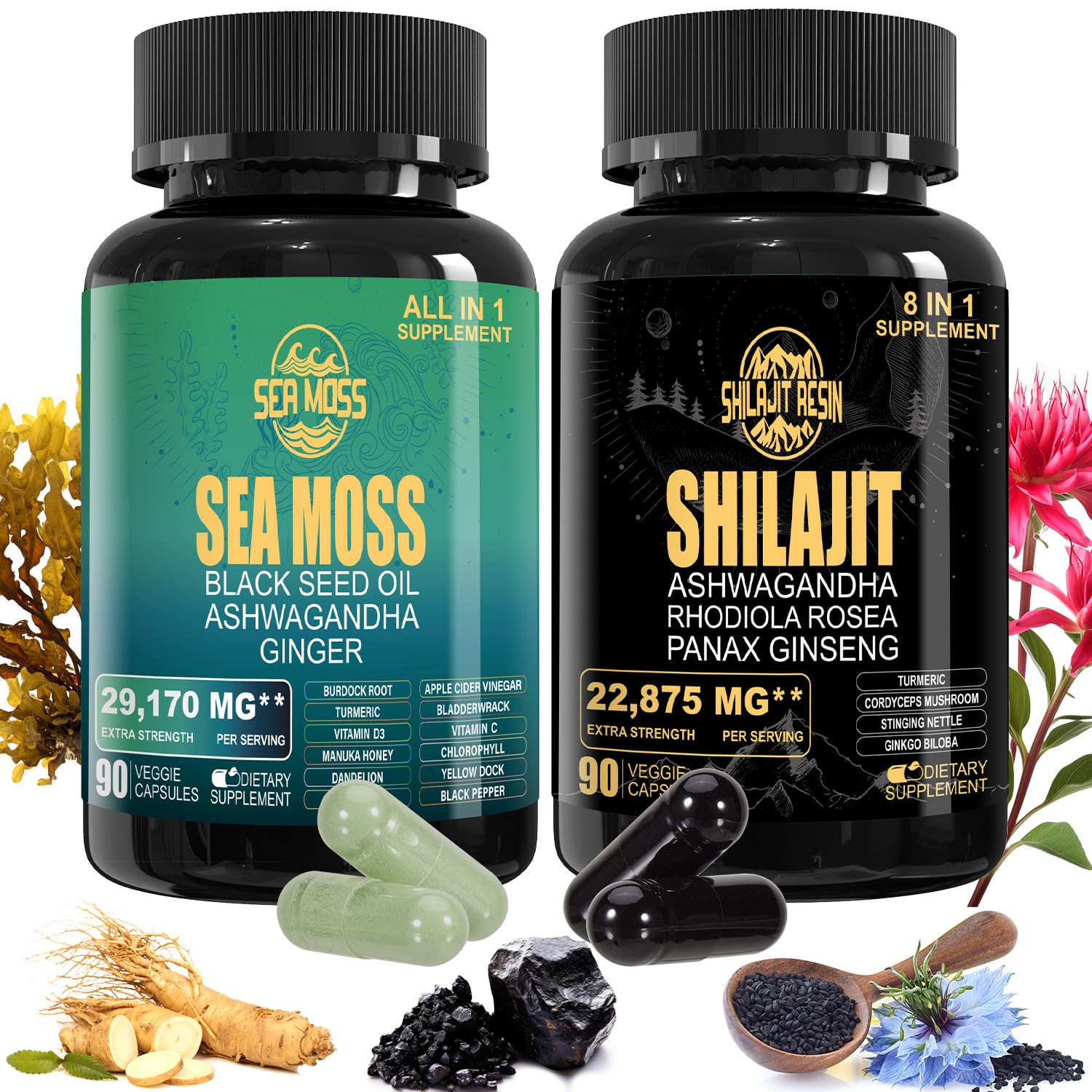 Geloo shilajit capsules for energy