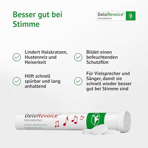 GeloRevoice lozenges for dry throat