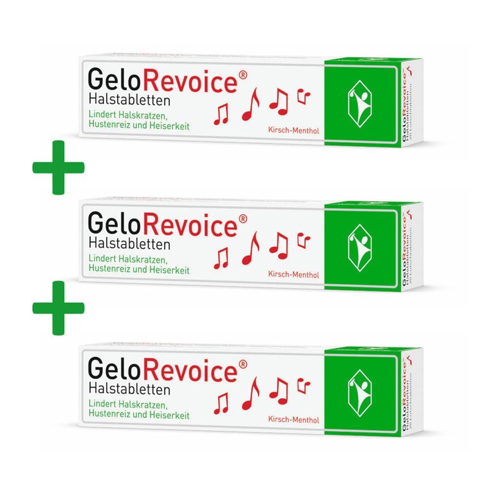 GeloRevoice throat lozenges for soothing