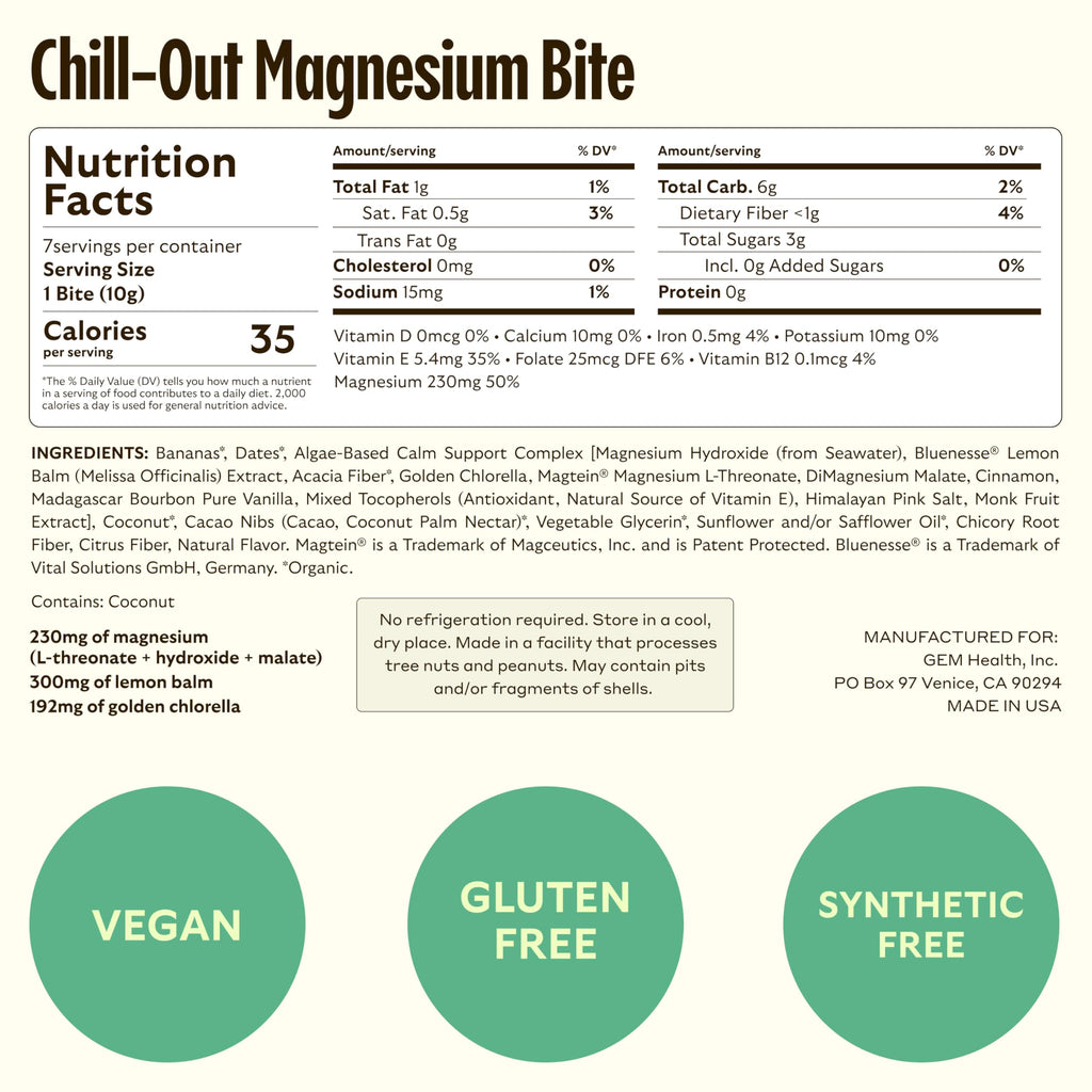 GEM Calm Bite relaxation aid