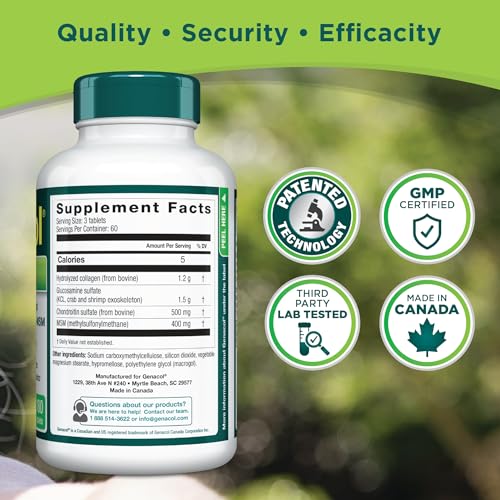Genacol glucosamine for pain relief