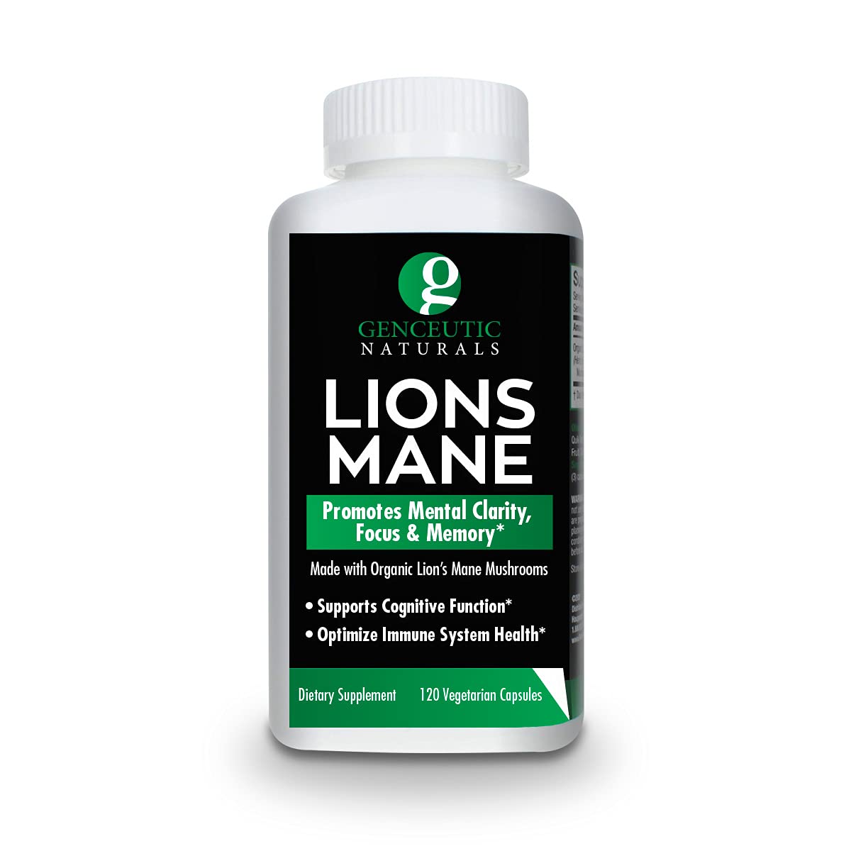 Genceutic Lion's Mane organic capsules