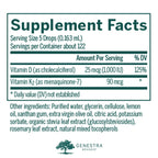 Genestra D3 K2 Mulsion benefits