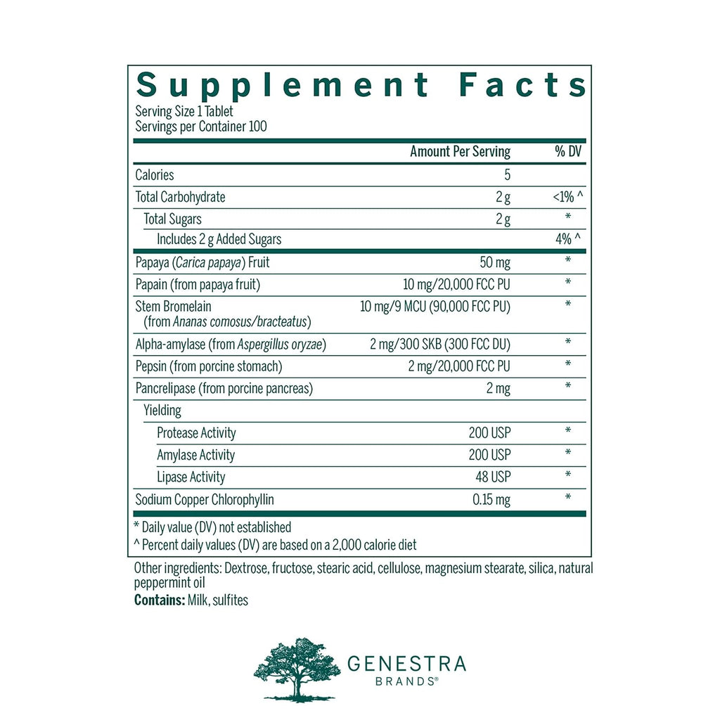 Genestra digestive enzymes for gut health
