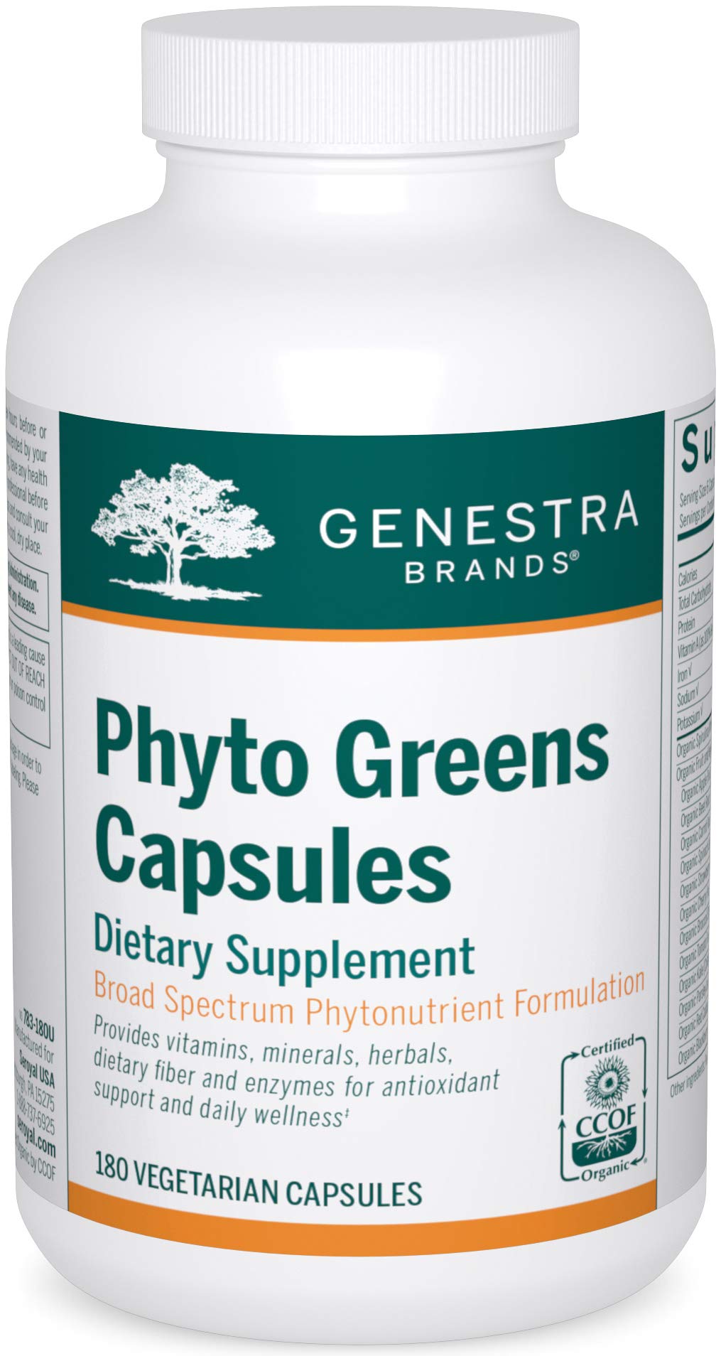 Genestra Phyto Greens dietary fiber capsules