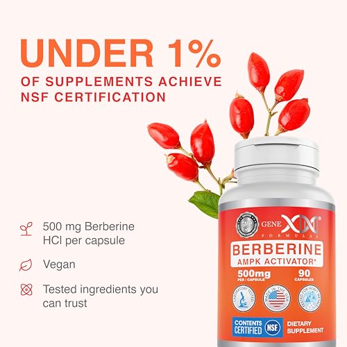 Genex berberine hcl 500 mg benefits