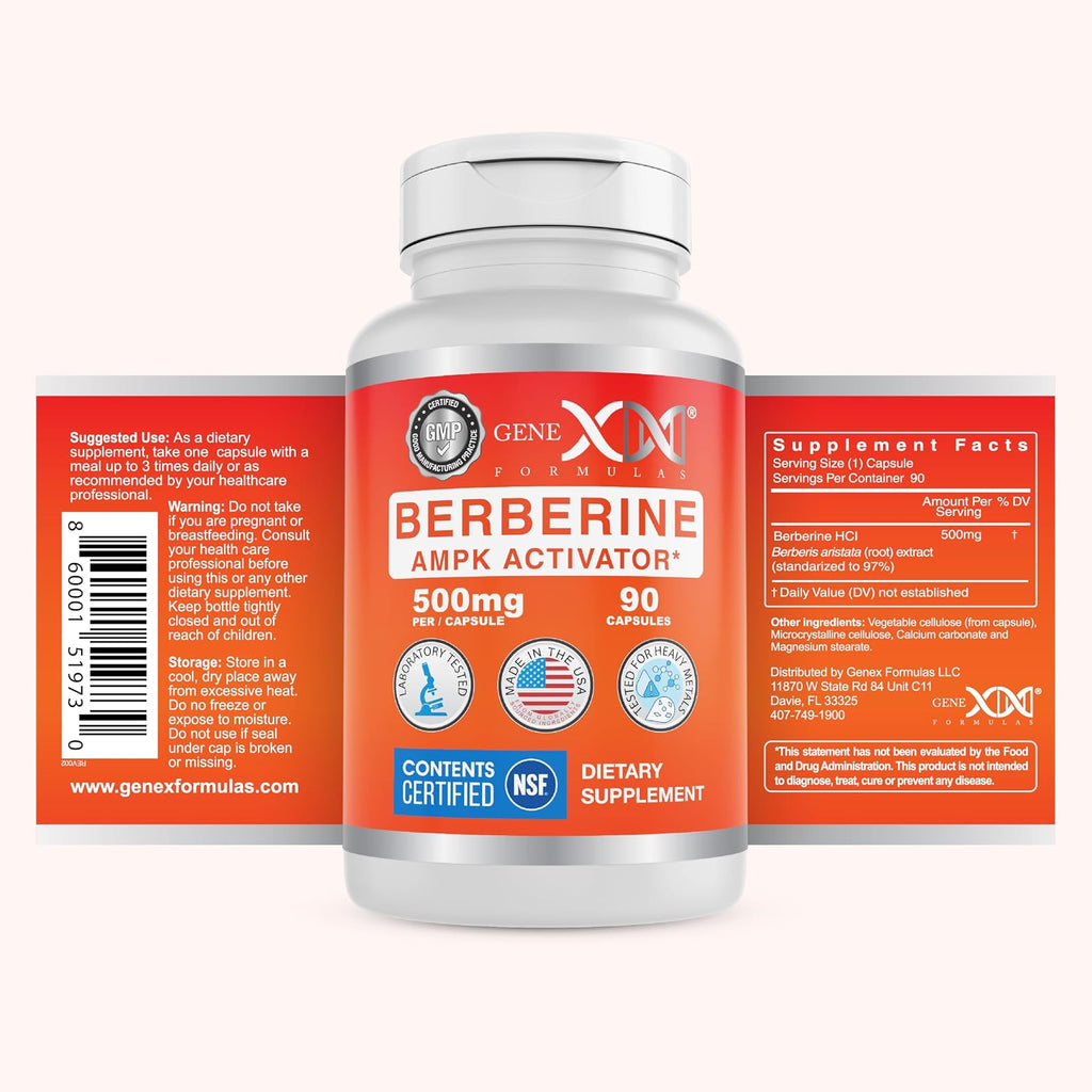 Genex Formulas berberine for overall wellness