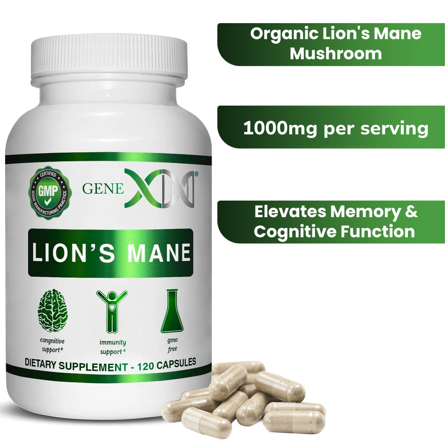 Genex Formulas lion's mane benefits