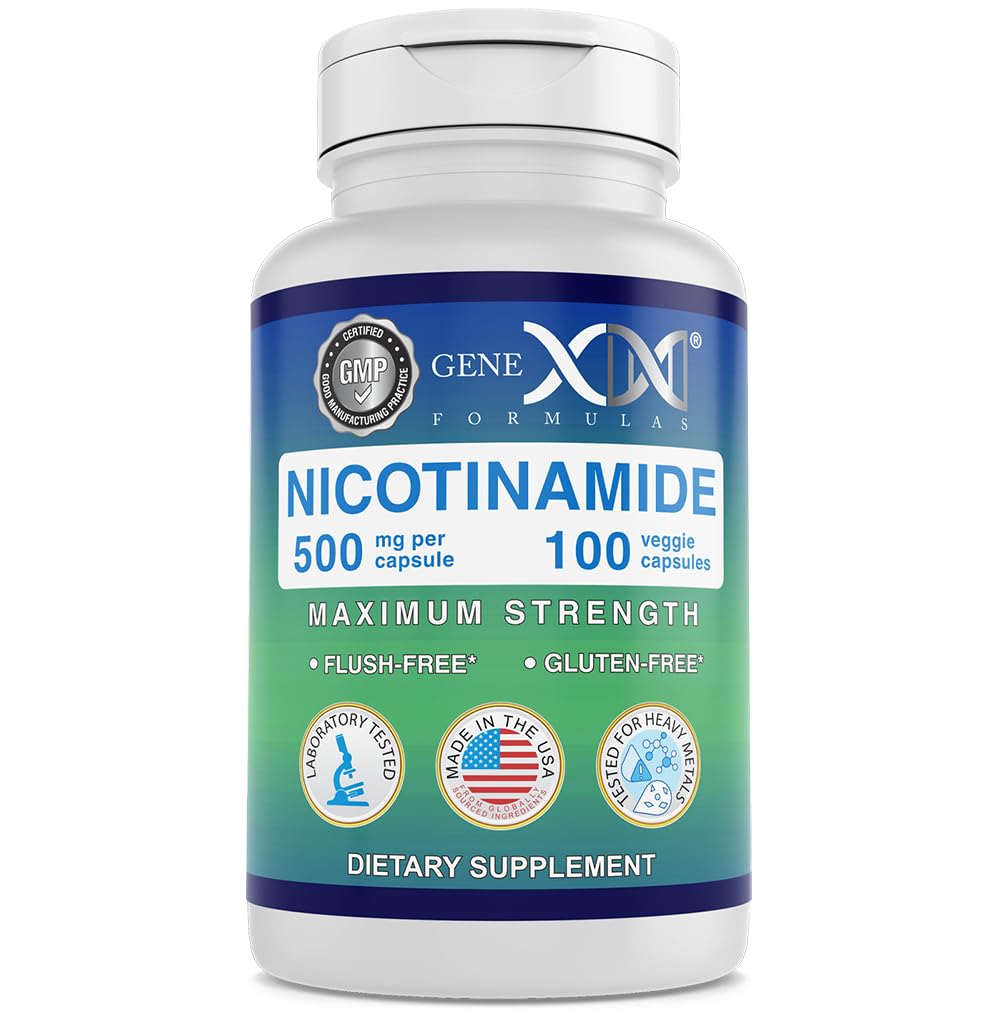 Genex Formulas Nicotinamide 500 mg capsules