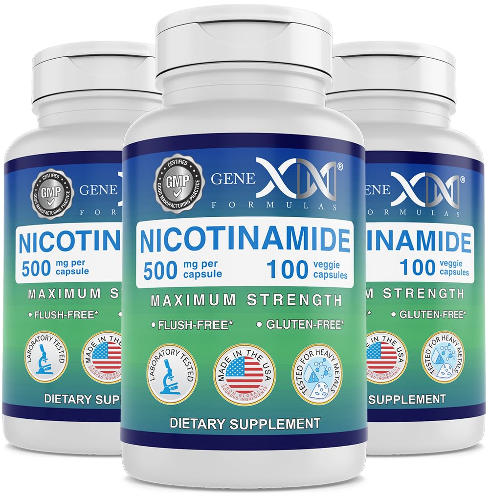 Genex Formulas Nicotinamide 500 mg capsules