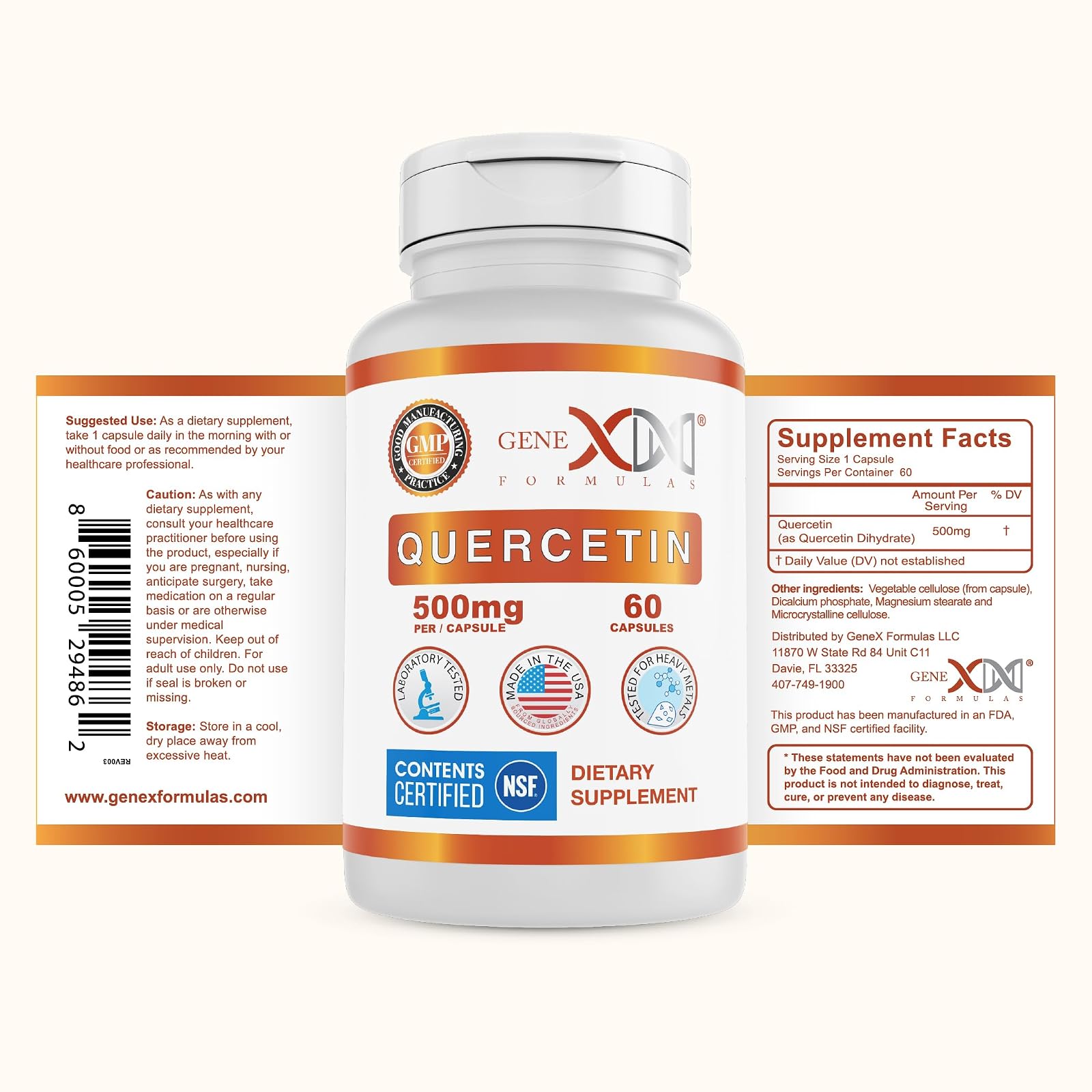 Genex Formulas quercetin for immunity