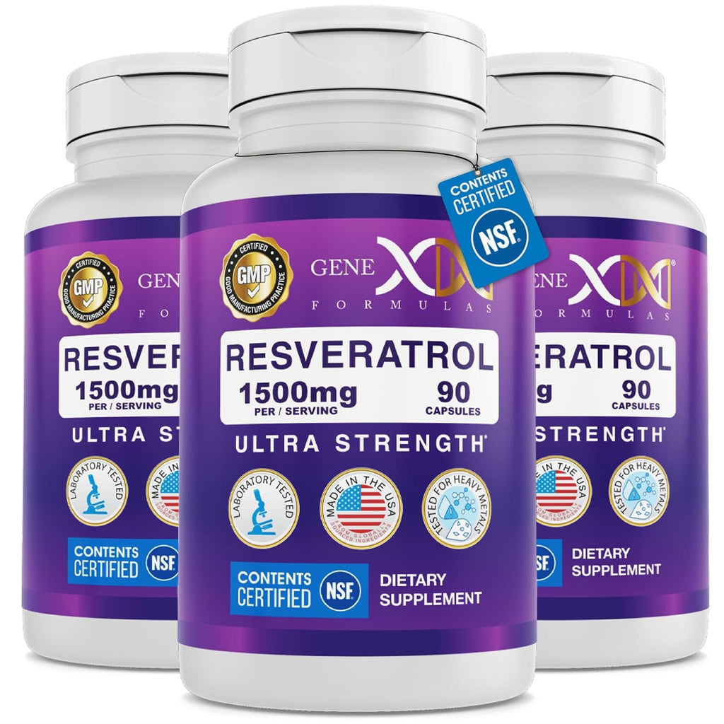 Genex Formulas Resveratrol 1500 mg supplement