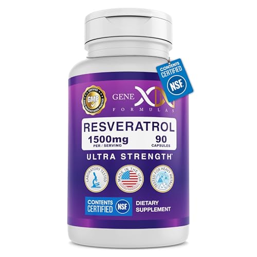 Genex Formulas Resveratrol antioxidant capsules