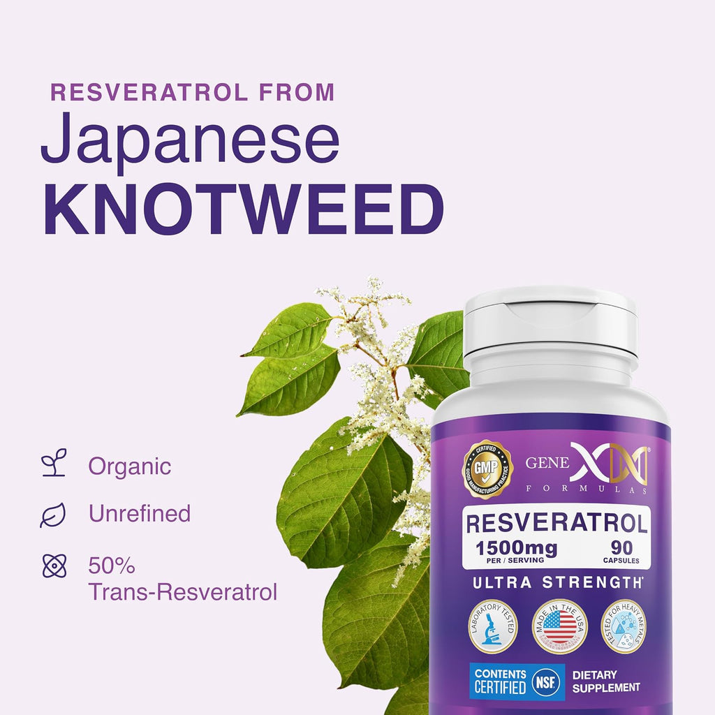 Genex Formulas Resveratrol for heart health