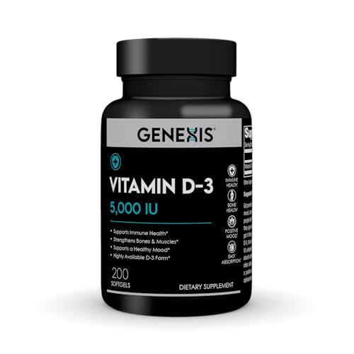 Genexis Vitamin D3 5000 IU benefits