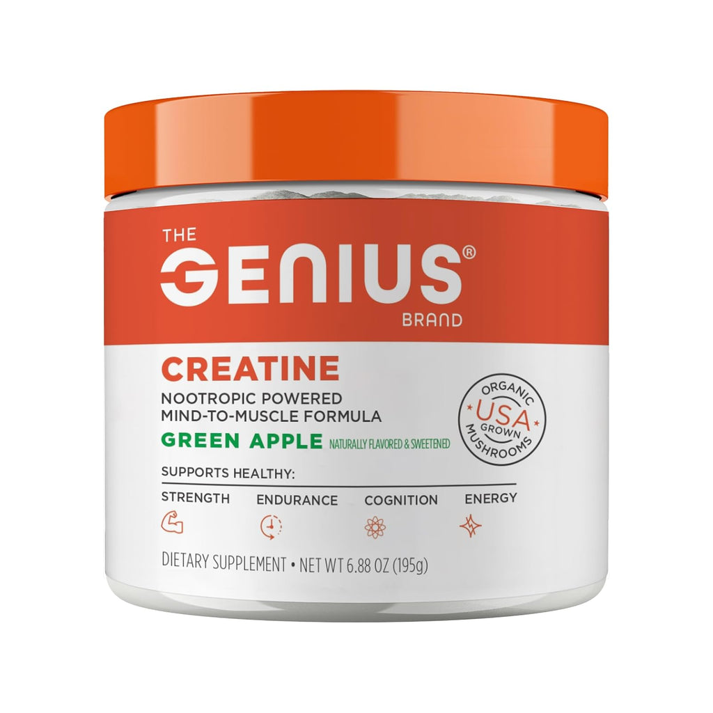 Genius creatine powder sour apple flavour