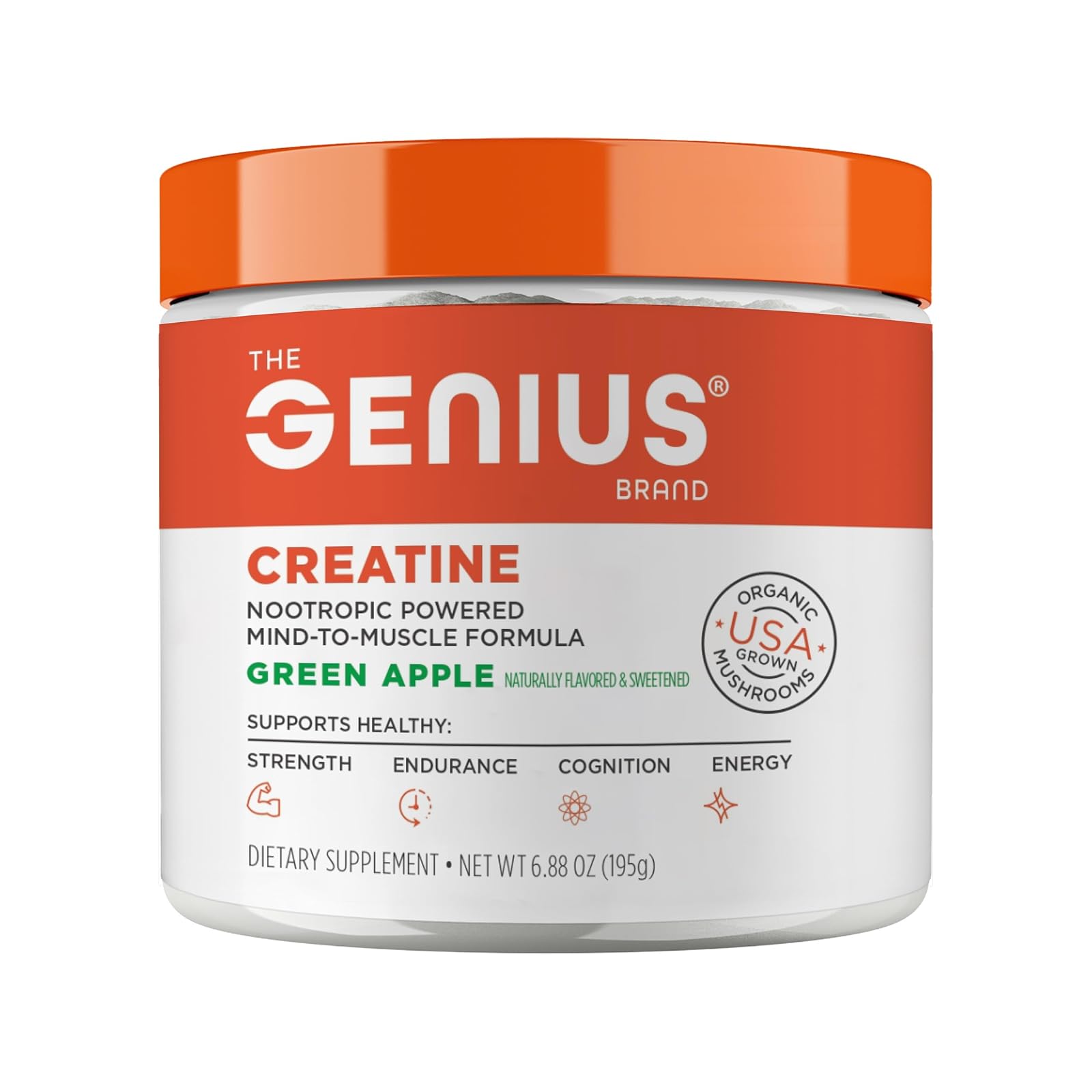 Genius creatine powder sour apple flavour
