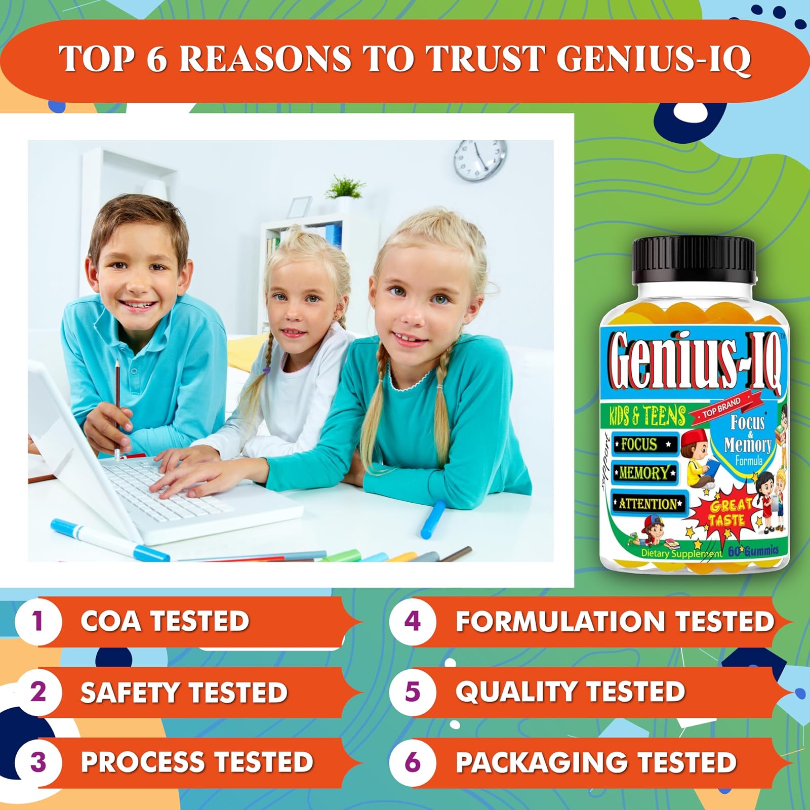 Genius gummies for growing minds