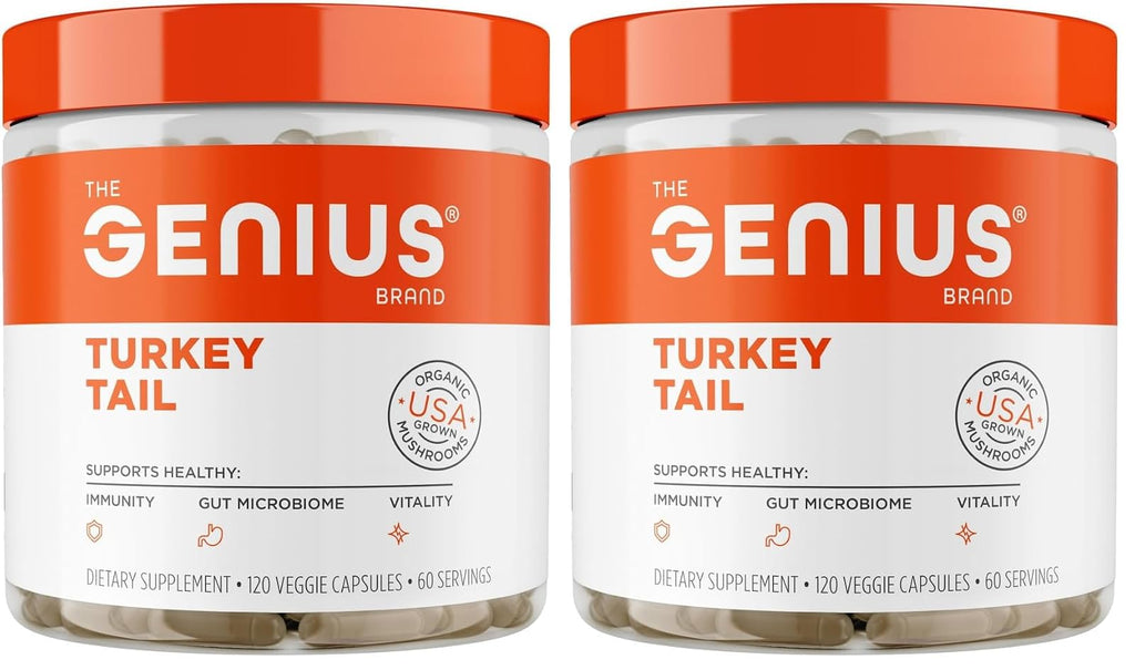 Genius Turkey Tail mushroom capsules