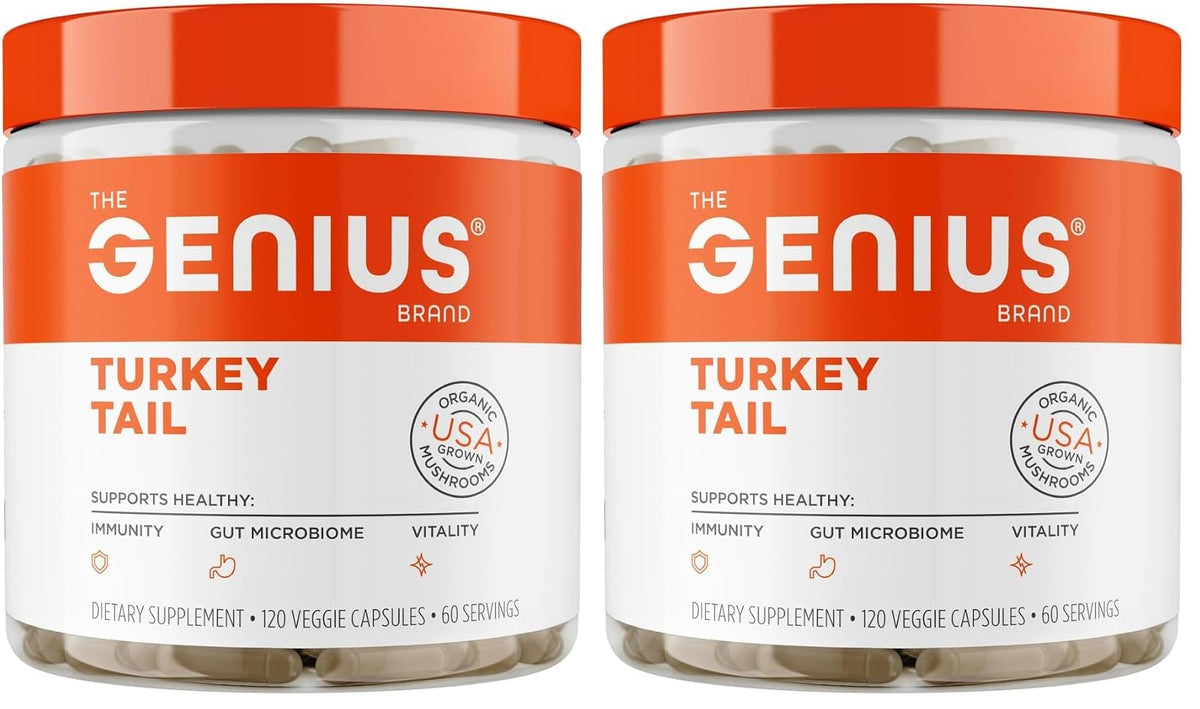 Genius Turkey Tail mushroom capsules