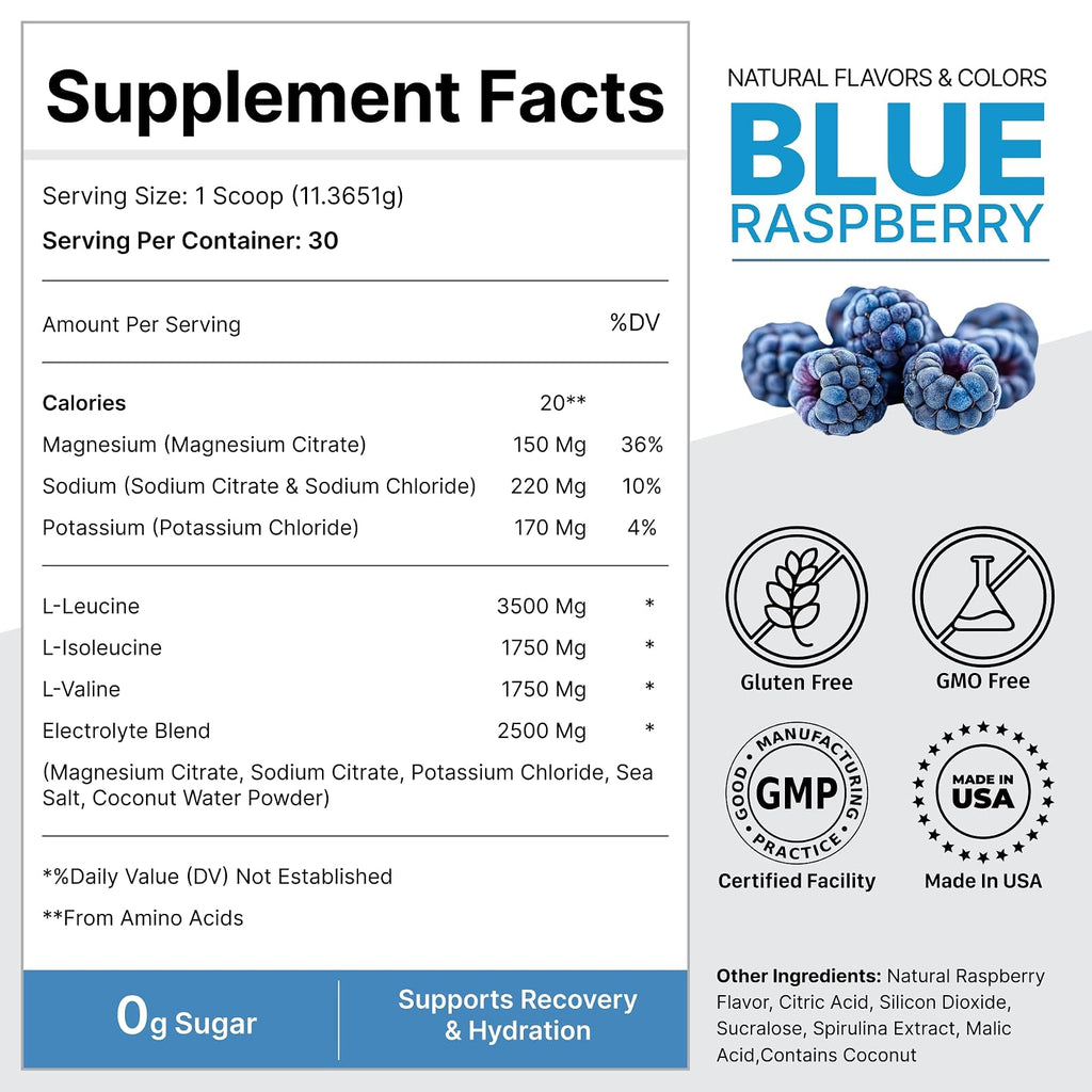 GENOME ESSENTIALS BCAA powder benefits