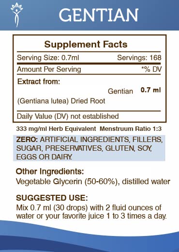 gentian extract for digestion