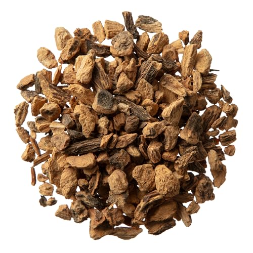 gentian root cut and sifted