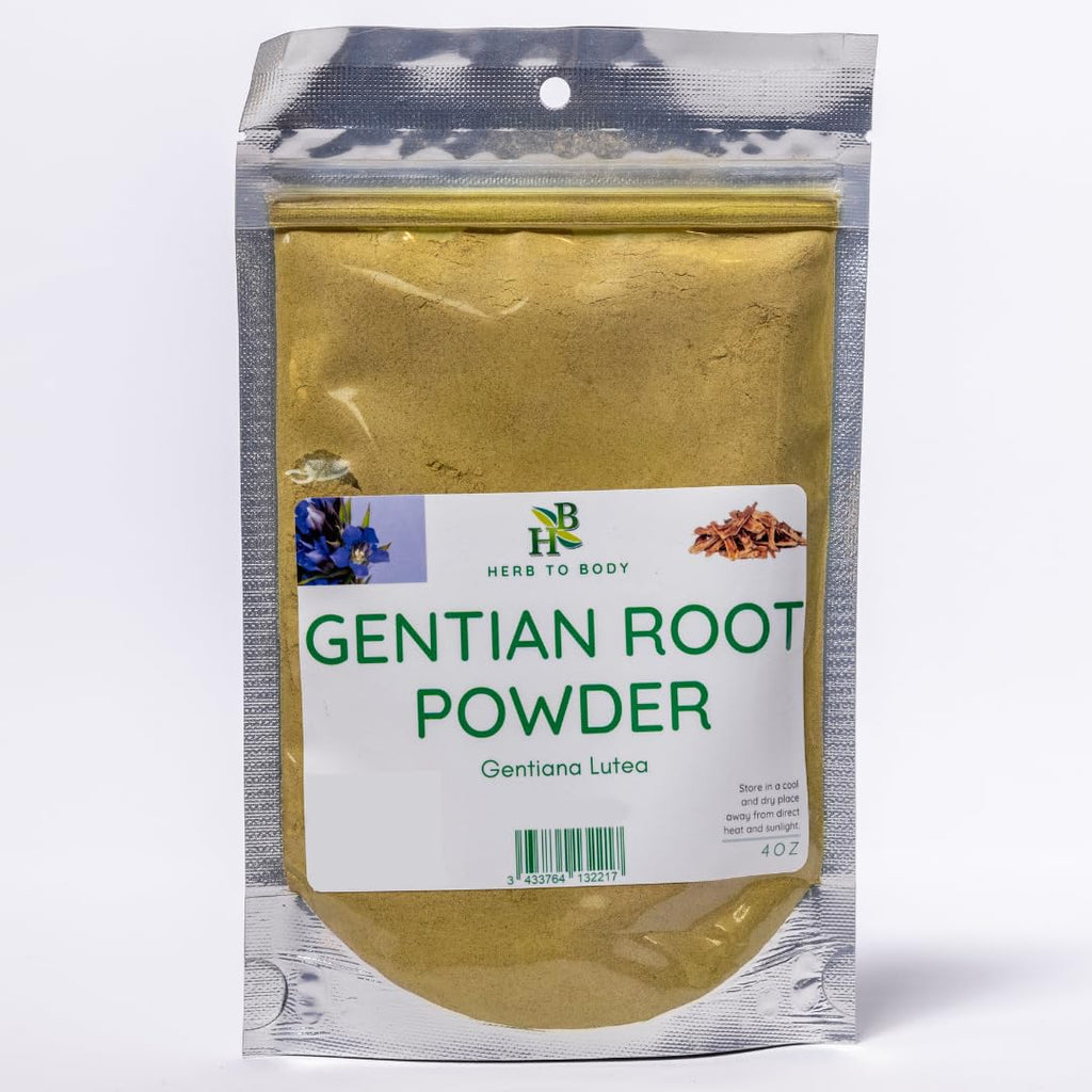 gentian root powder for herbal tea