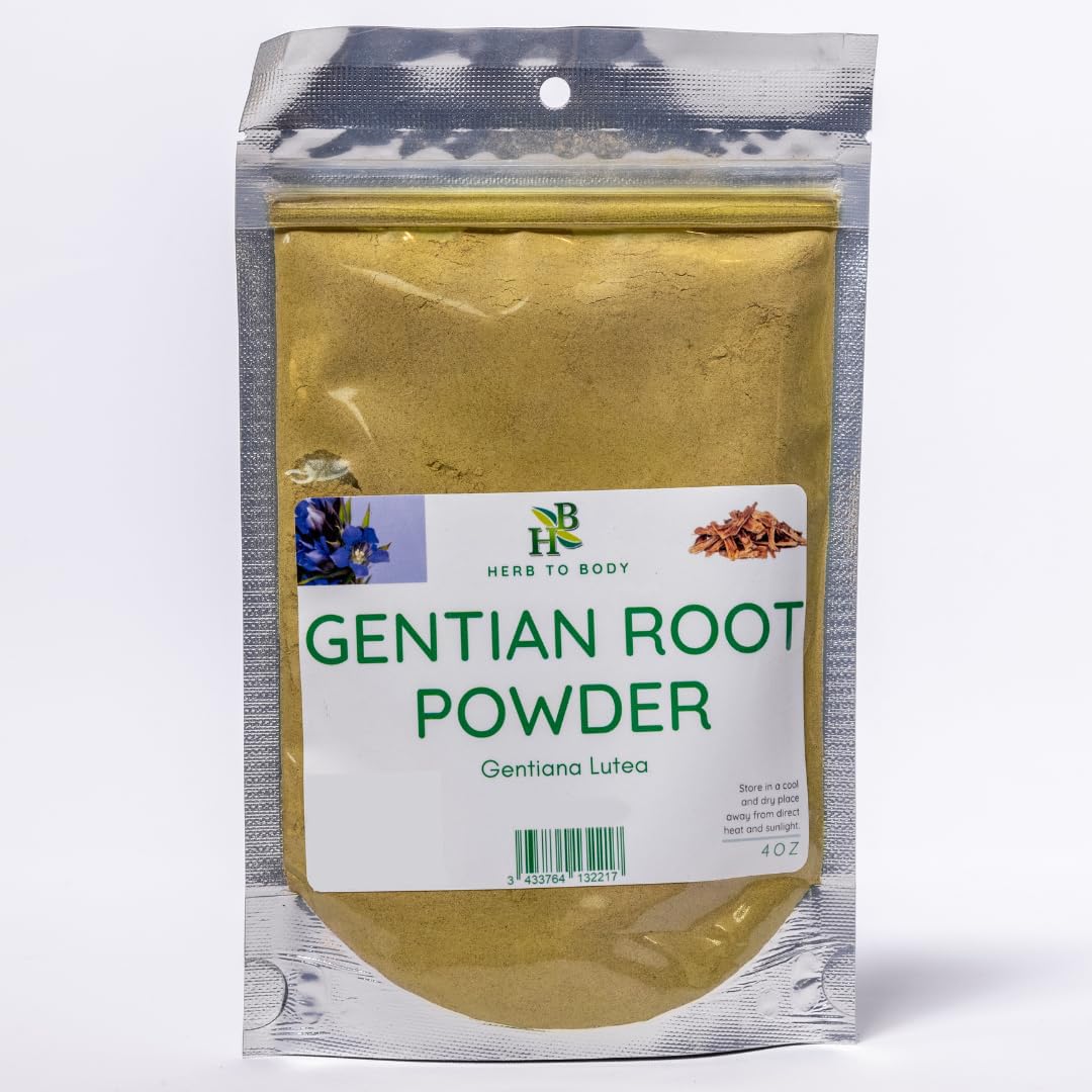gentian root powder for herbal tea