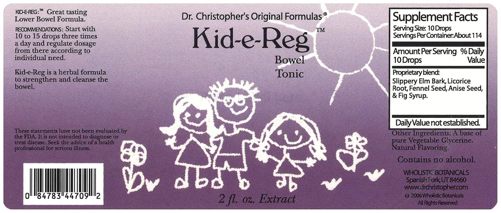 Gentle bowel tonic for kids