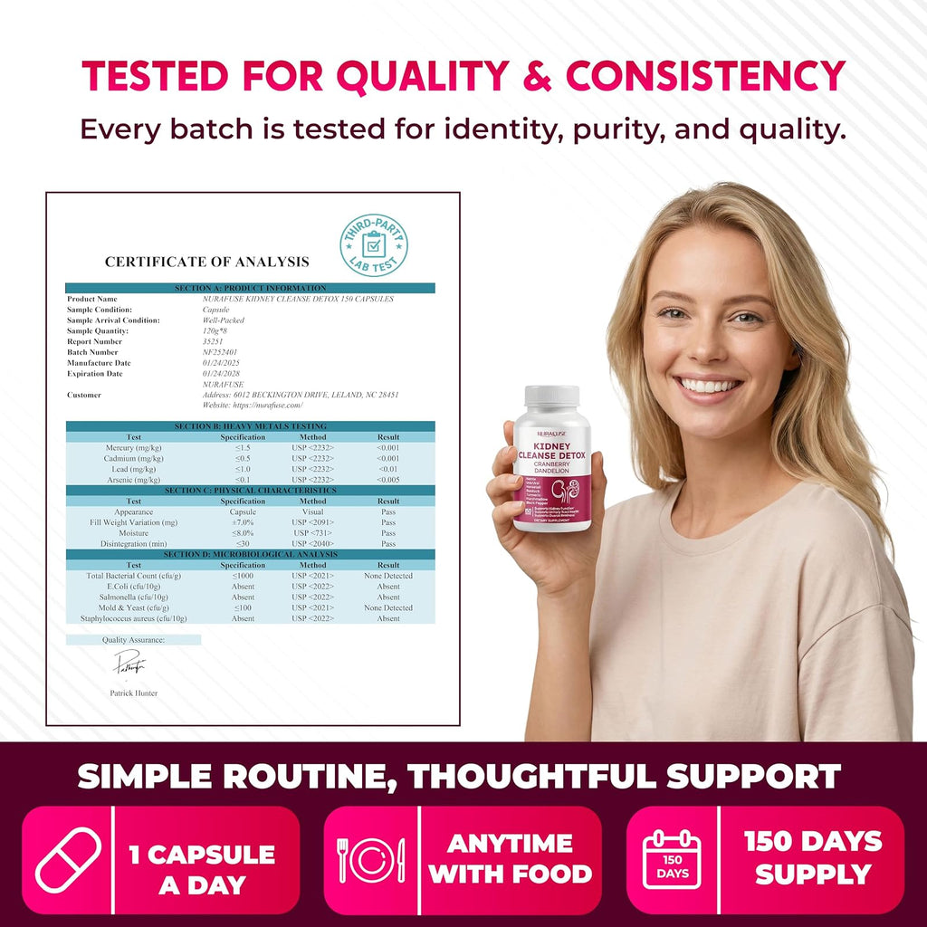 Gentle cleanse with dandelion extract
