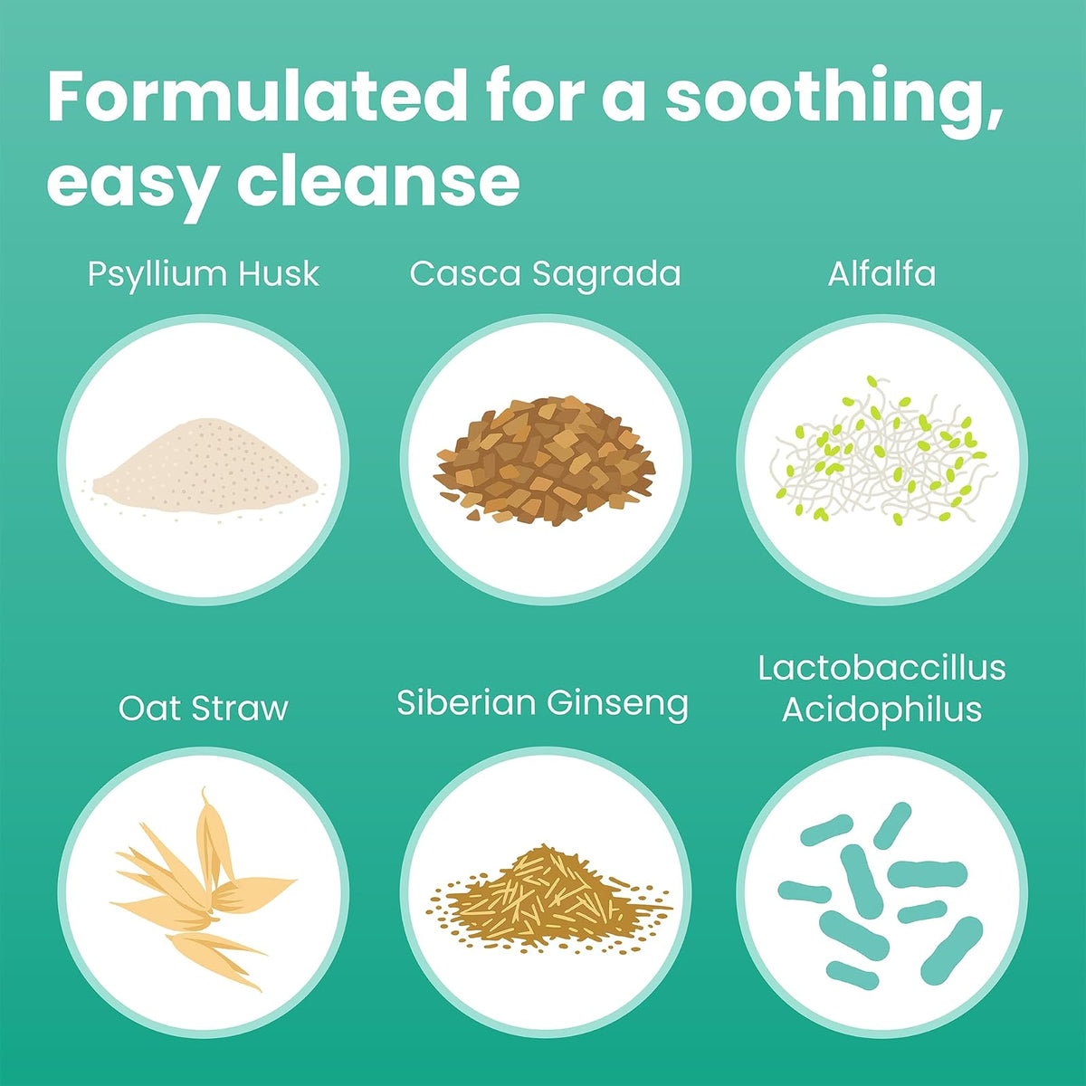 Gentle colon cleanse with psyllium