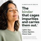 Gentle detoxification with zeolite binder