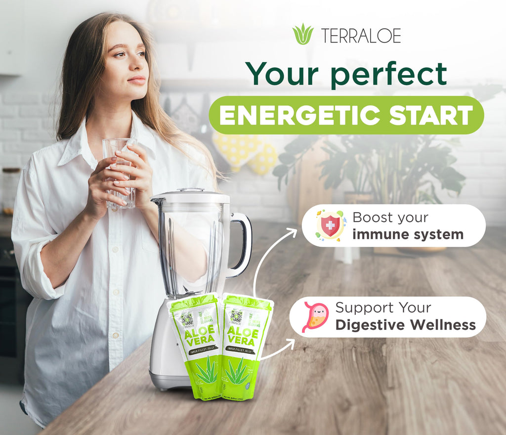 gentle digestion with aloe vera juice