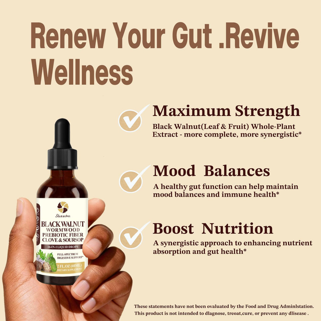 Gentle gut health remedy tincture