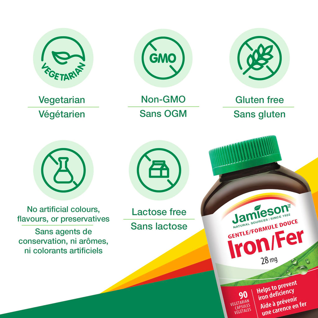 Gentle iron for better absorption