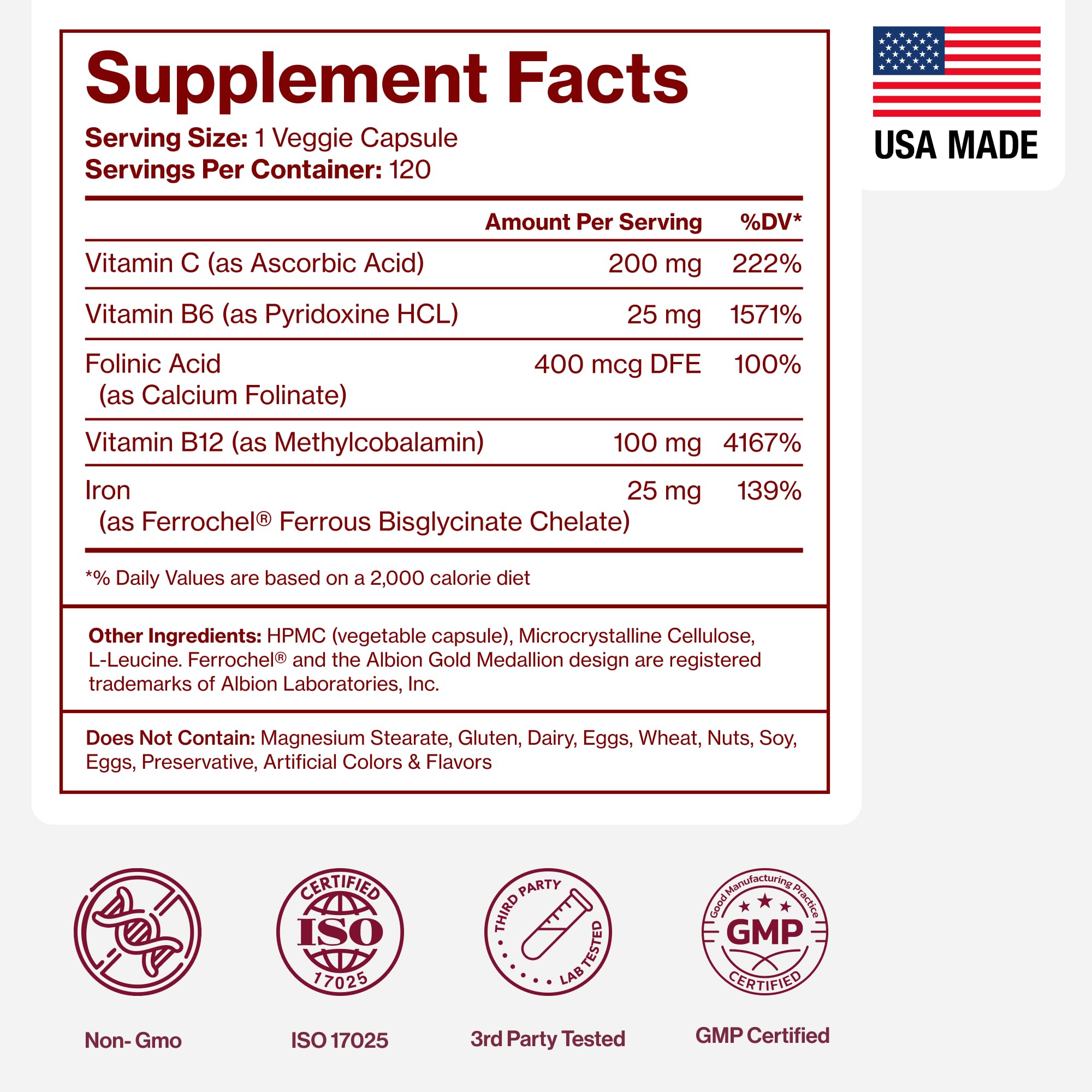 Gentle iron for improved energy