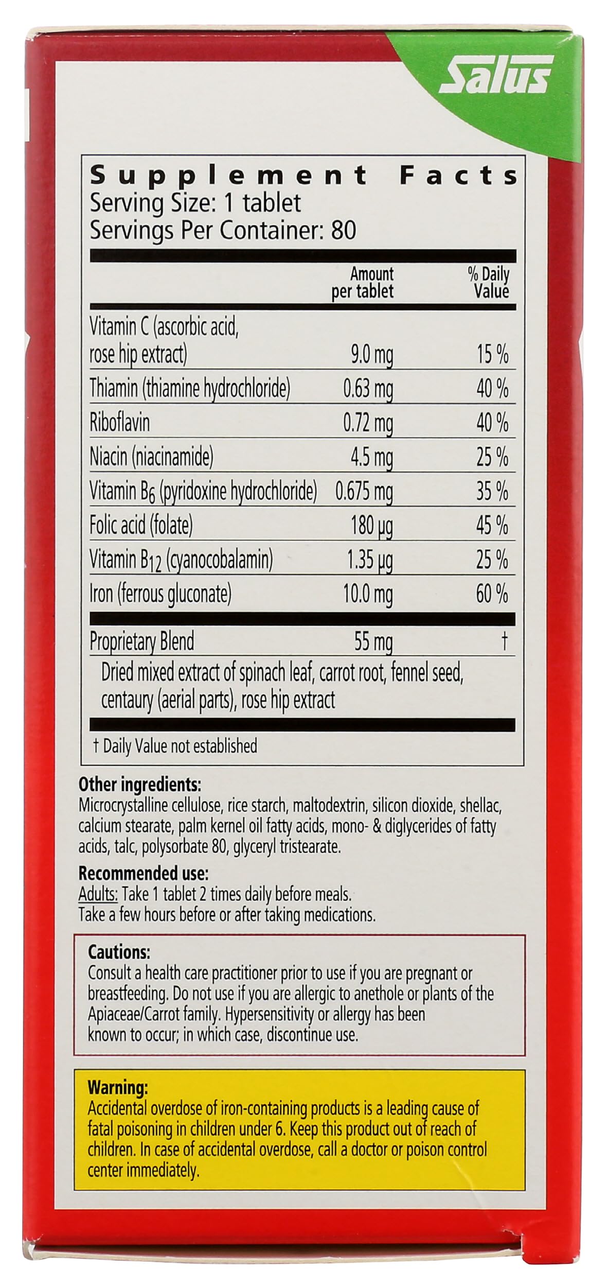 Gentle iron formula for digestion