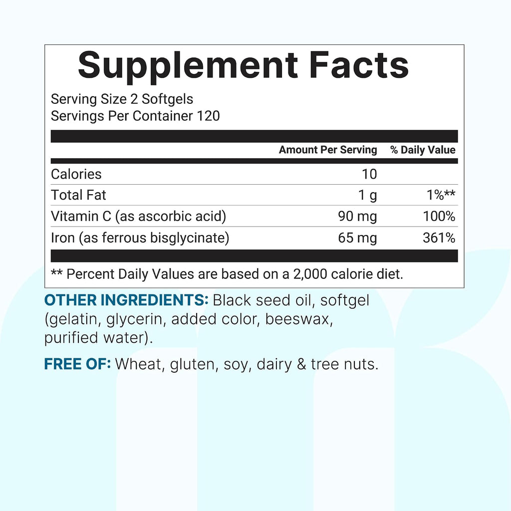 Gentle iron formula for sensitive stomachs