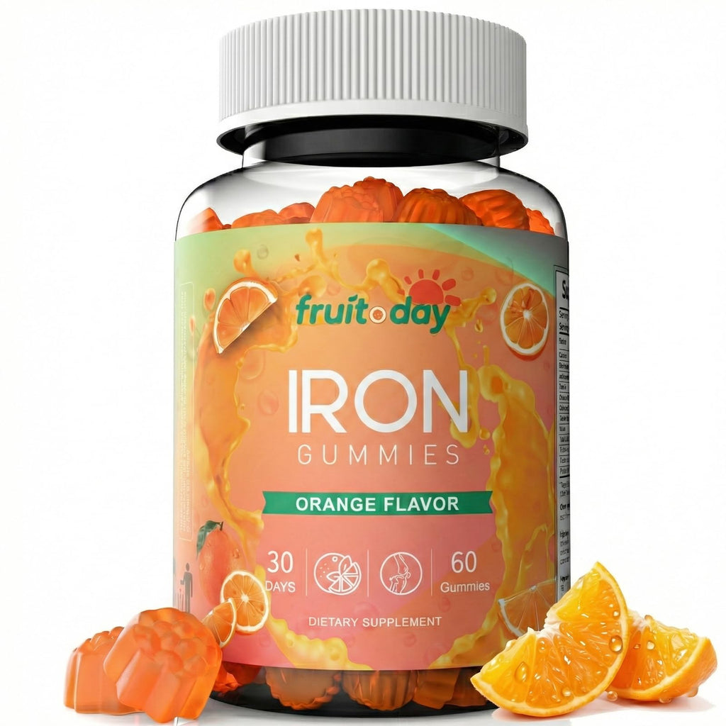 Gentle iron gummies for energy