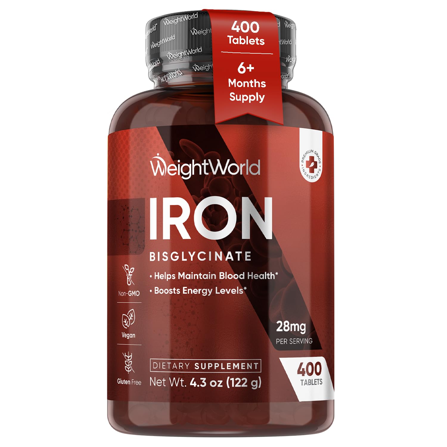 Gentle iron supplement for blood health