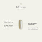 Gentle iron supplement for energy
