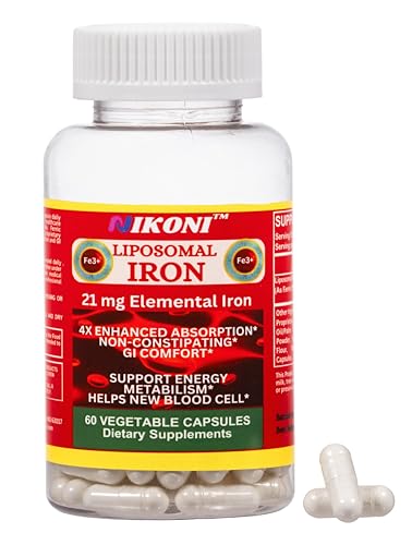 Gentle iron supplement for sensitive stomachs