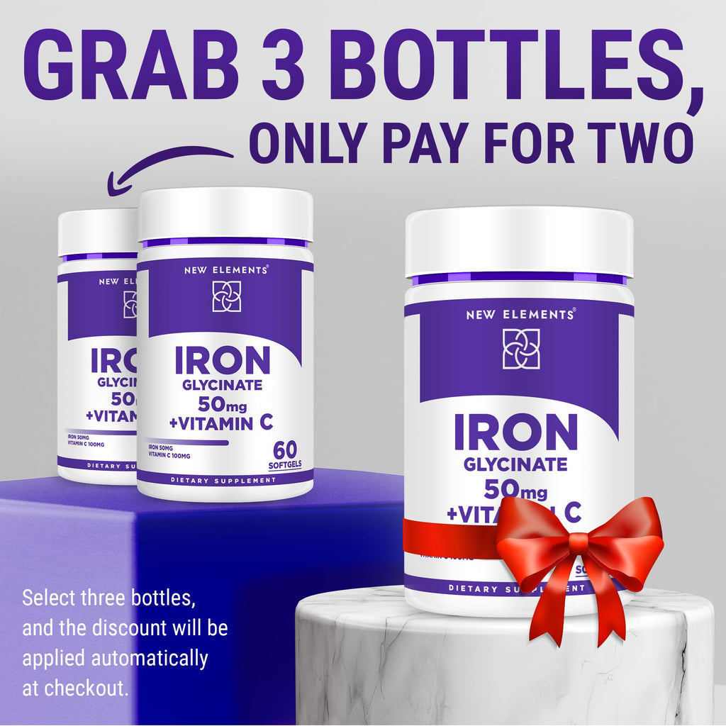 Gentle iron supplement for sensitive stomachs