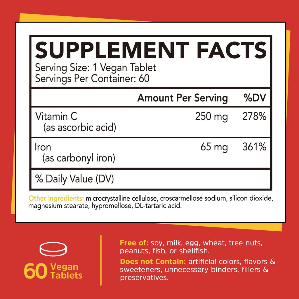Gentle iron support for stomach health