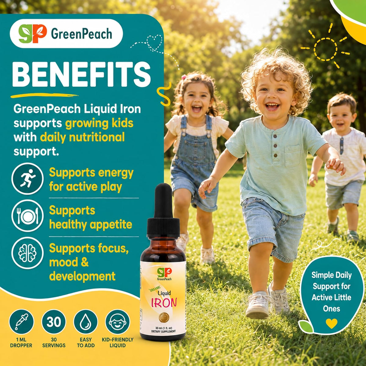gentle liquid iron supplement for energy