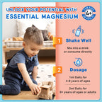 Gentle magnesium bisglycinate for toddlers