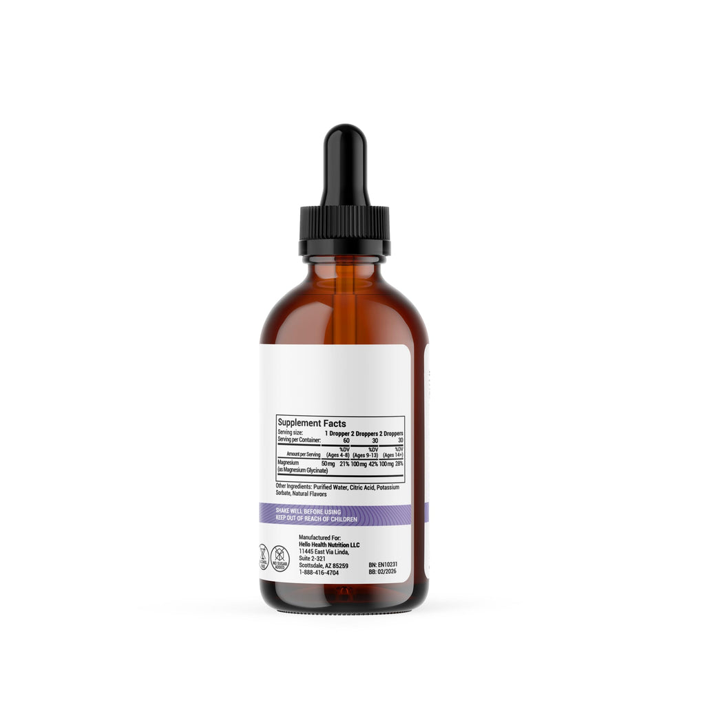 Gentle magnesium drops for better sleep