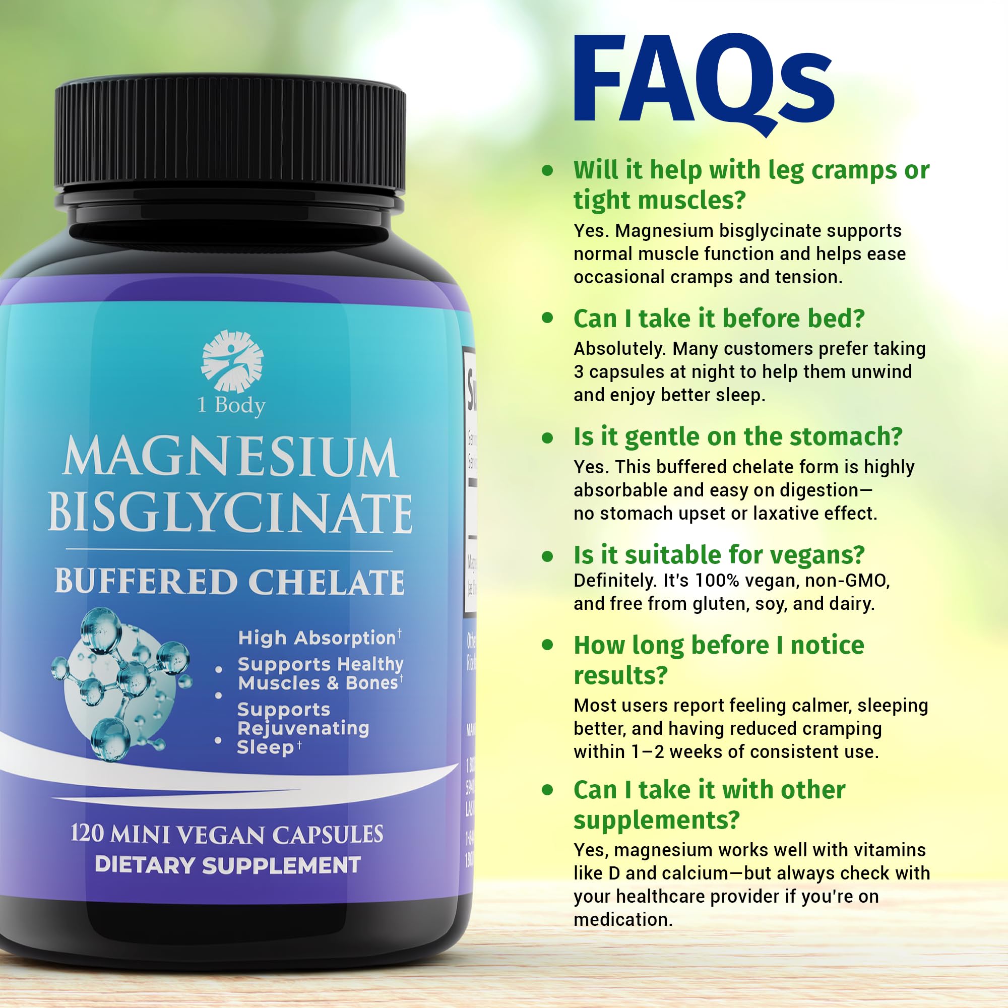 gentle magnesium for sensitive stomachs