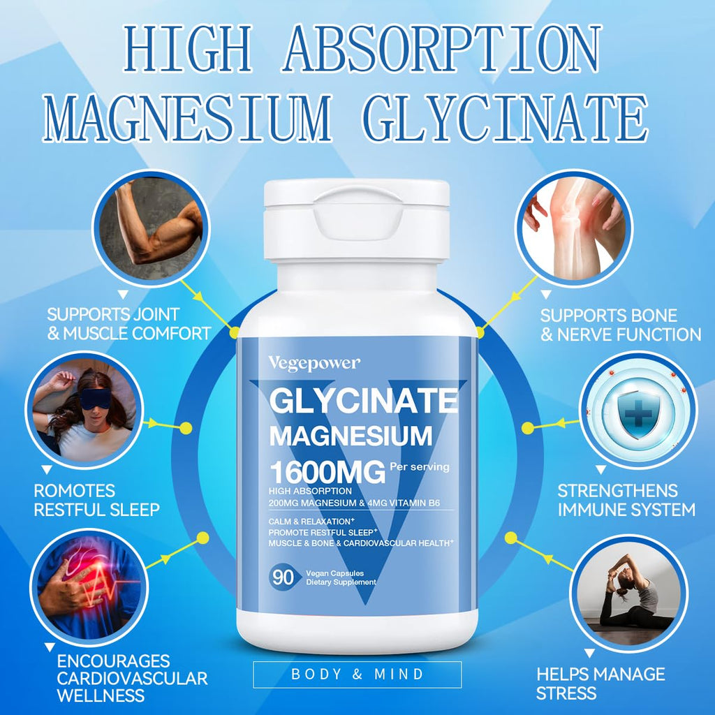 gentle magnesium glycinate on stomach